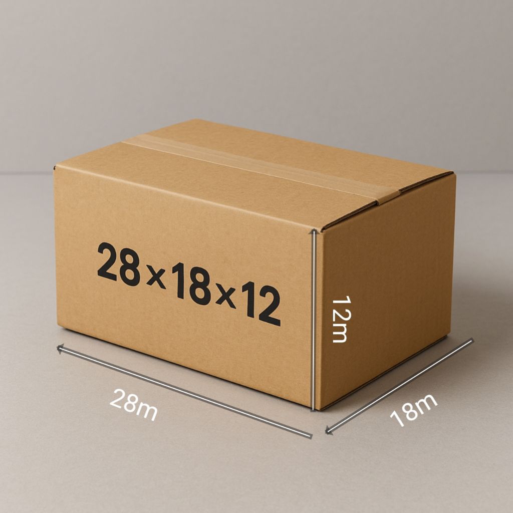 Jual Kardus Packing Polos Ukuran 28x18x12 | Shopee Indonesia