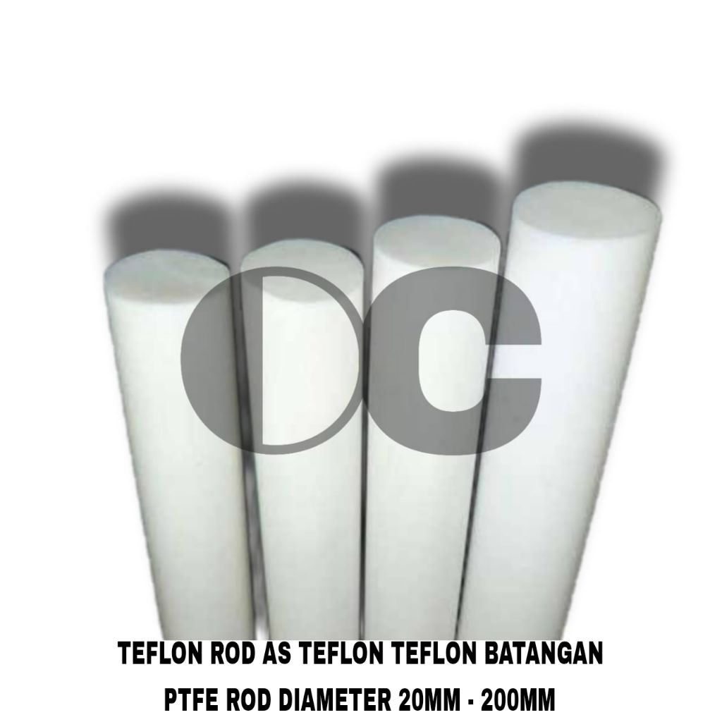 Jual TEFLON ROD AS TEFLON TEFLON BATANGAN PTFE ROD DIAMETER 120MM X 100CM | Shopee Indonesia