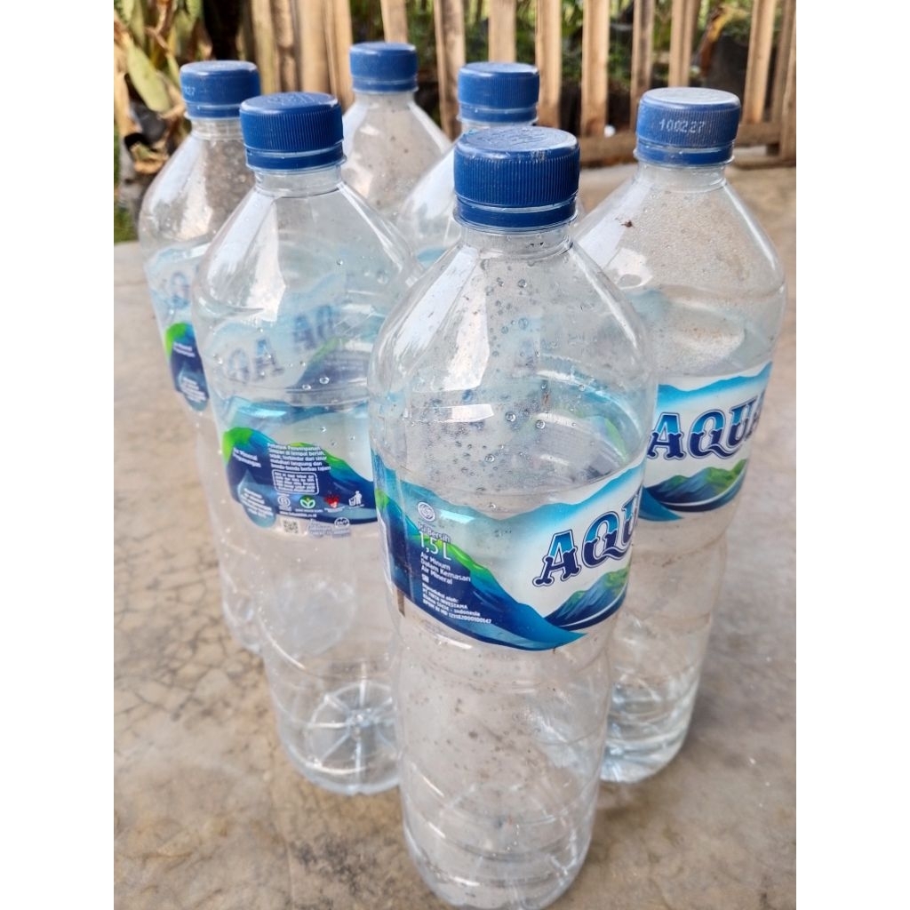 Jual botol aqua bekas 1,5liter 10 botol | Shopee Indonesia