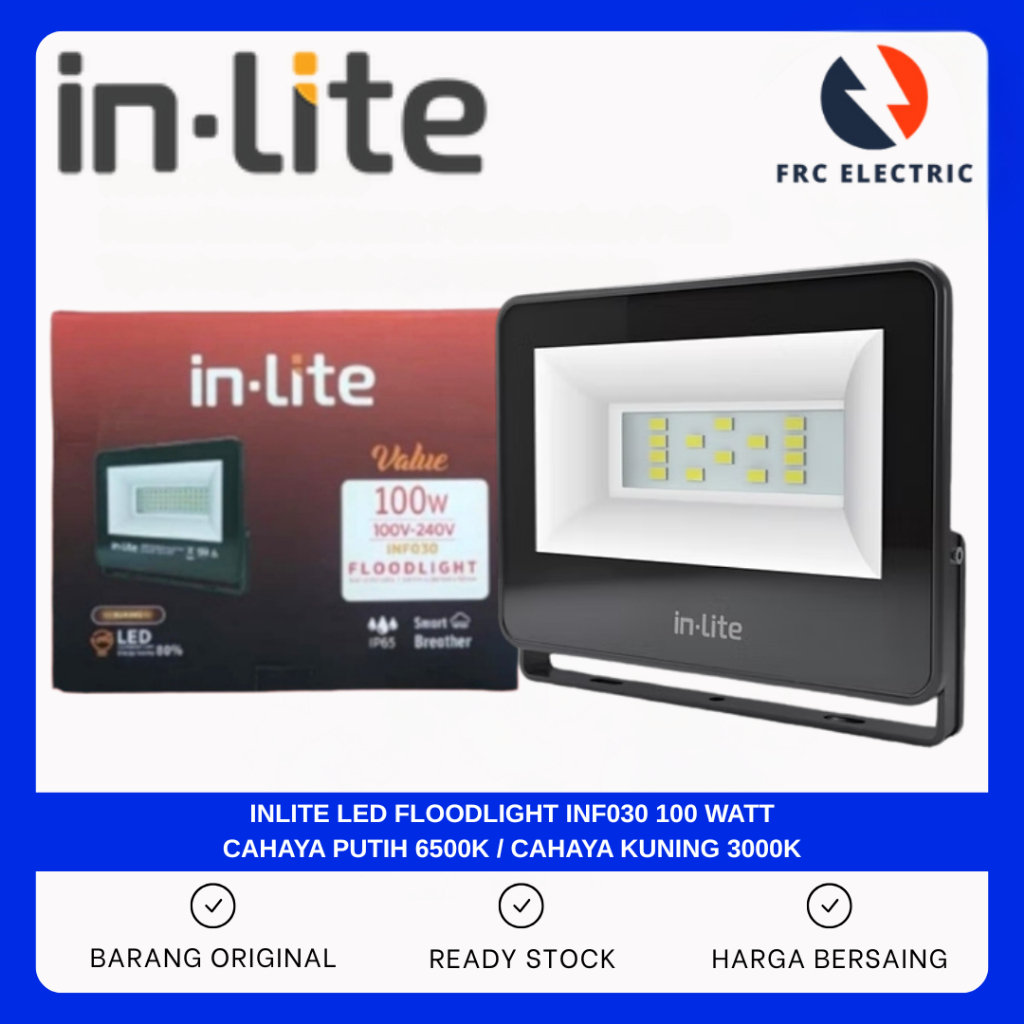 Jual InLite Lampu Sorot INF030 100 Watt - Inlite INF030 100 Watt ...