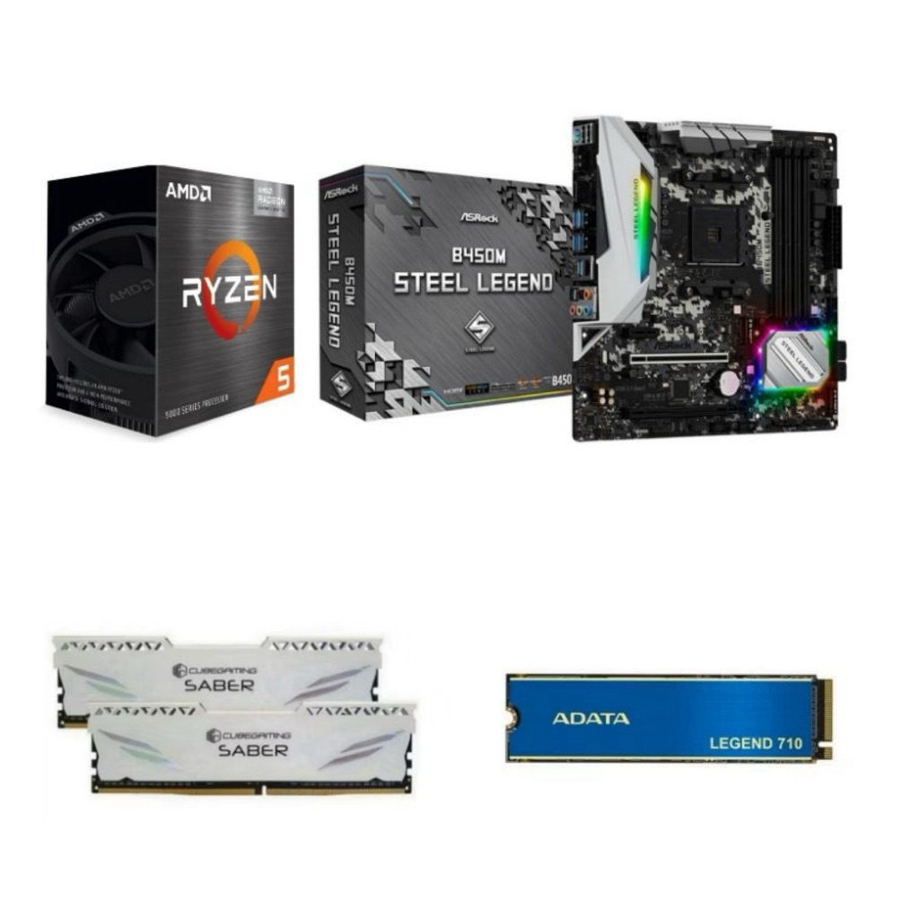 Jual Paket Processor Gaming AMD Ryzen 5 5600 / 5600G Box DDR4 NVME ...