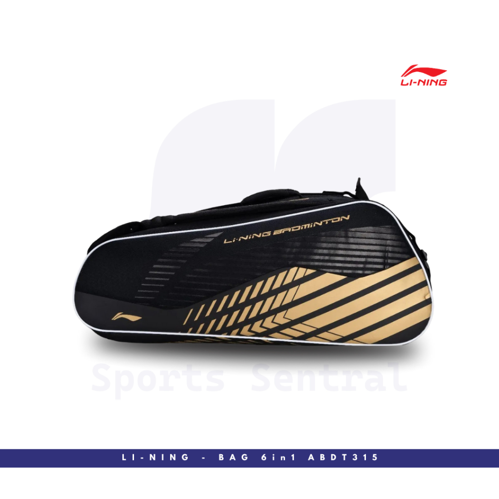 Jual Li-Ning Tas Raket Badminton 6in1 Aero Glide Kit Bag ABDT315 ...
