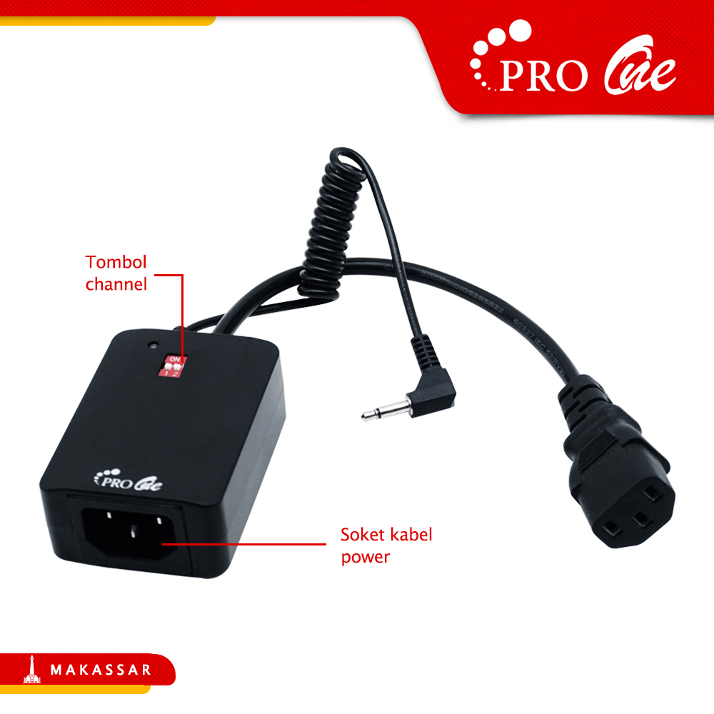 Jual Pro One Trigger Radio Slave Listrik Flash AC-04II Receiver Only | Shopee Indonesia