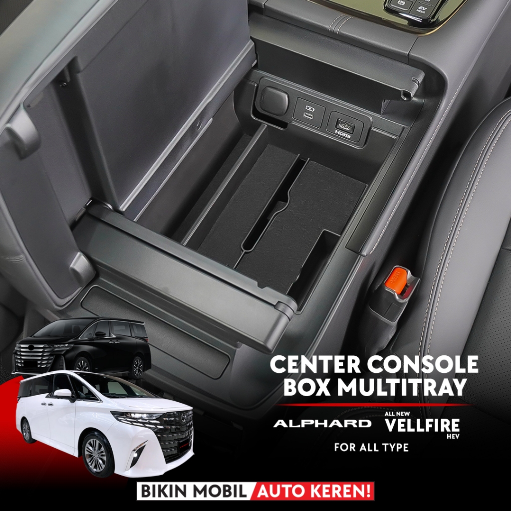 Jual Otoproject - Center Console Box Multitray A.N Alphard / Vellfire 2024 | Organizer Console ...