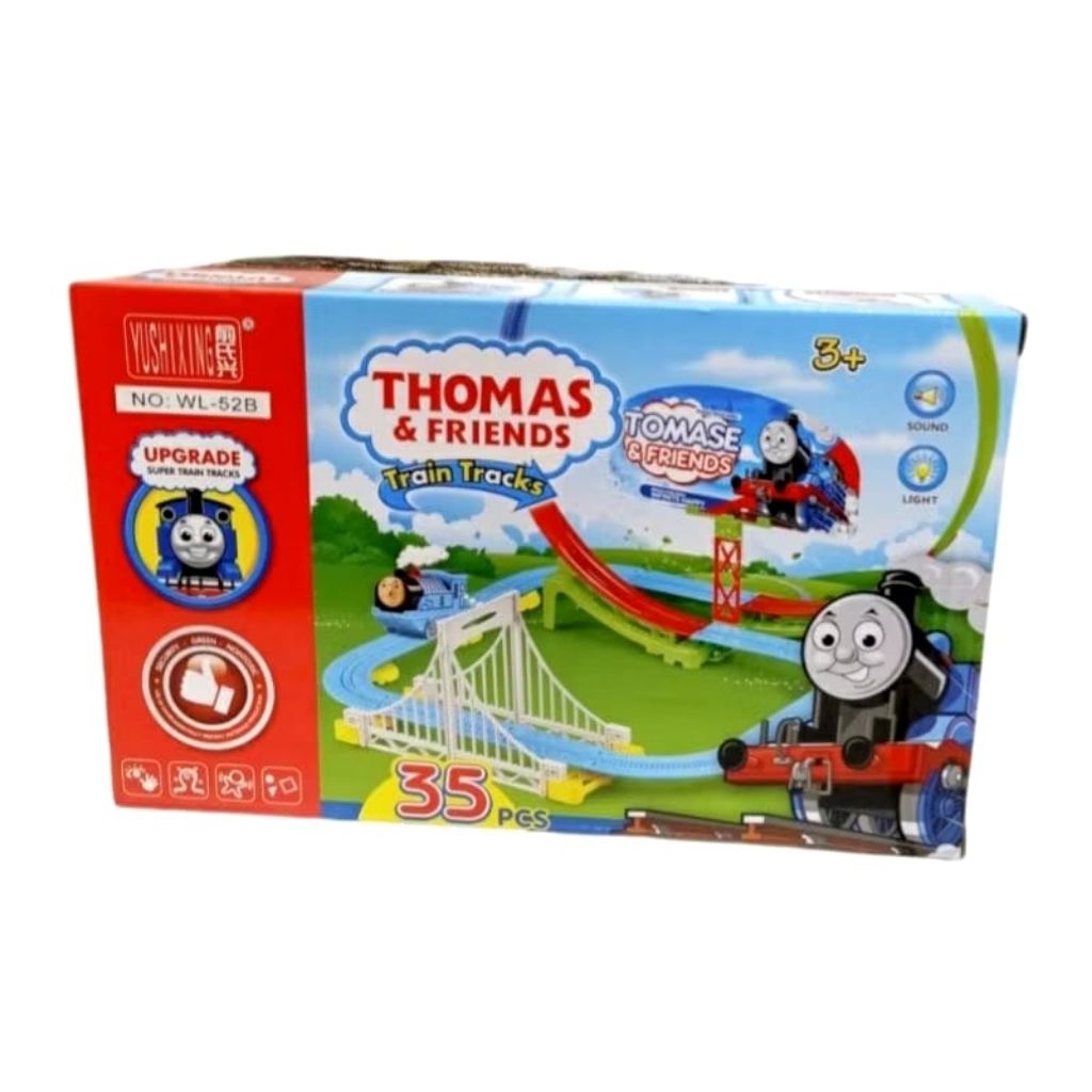 Jual GOGO TOYS - MAINAN KERETA API TRAIN TRACK SET 35 Pcs MAINAN RET ...