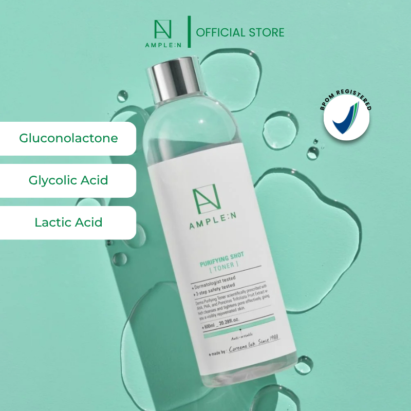 Jual AMPLE:N Purifying Shot Toner 600ml | Shopee Indonesia