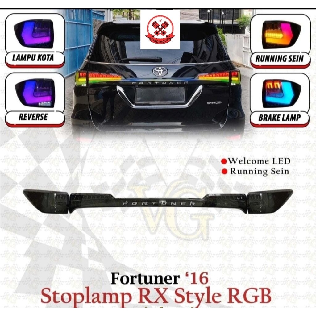 Jual Stoplamp Led Fortuner 2016 Rgb Lexus Rx Style Import Stop Lamp ...