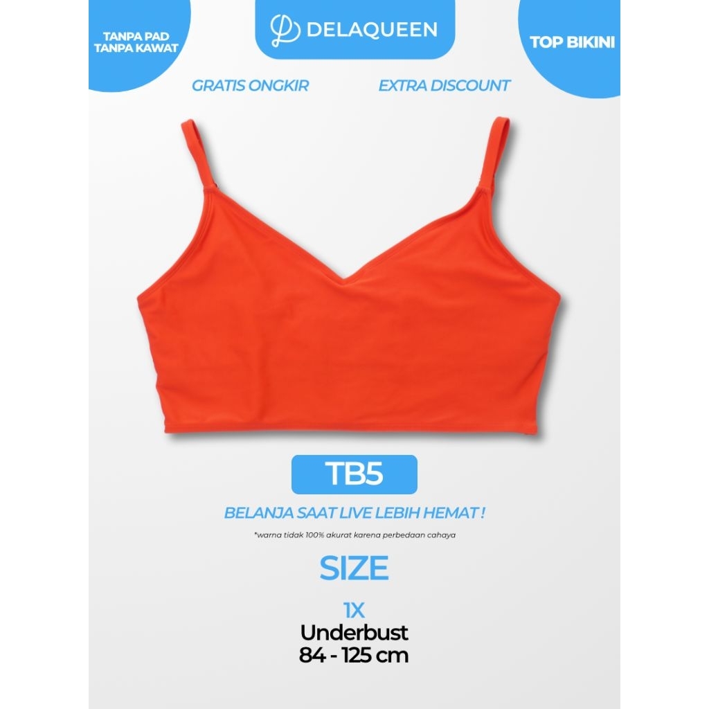 Jual Delaqueen | Top Bikini Big Size. TB5 | Shopee Indonesia