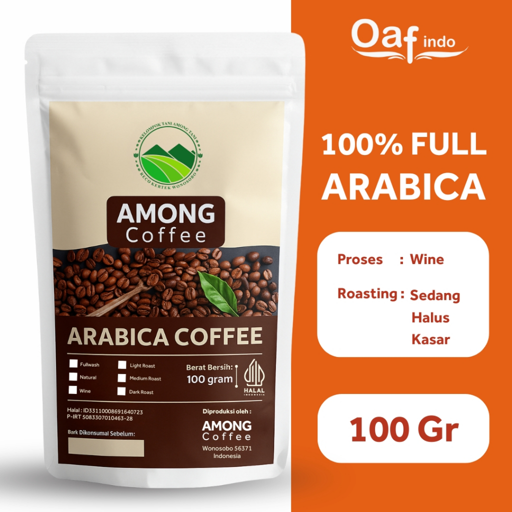 Jual Kopi Arabica Proses Wine Temanggung Posong By Among Tani | Shopee ...