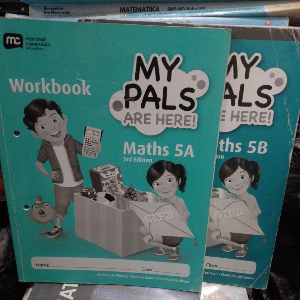 Jual Buku my pals are here maths workbook 5A,5B | Shopee Indonesia