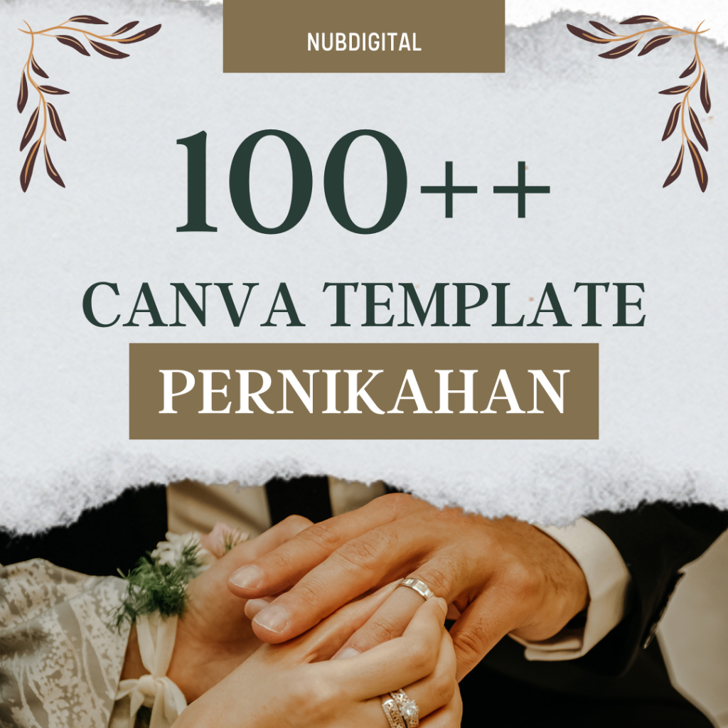 Jual 100++ Template Undangan Pernikahan Canva Digital Download Desain ...