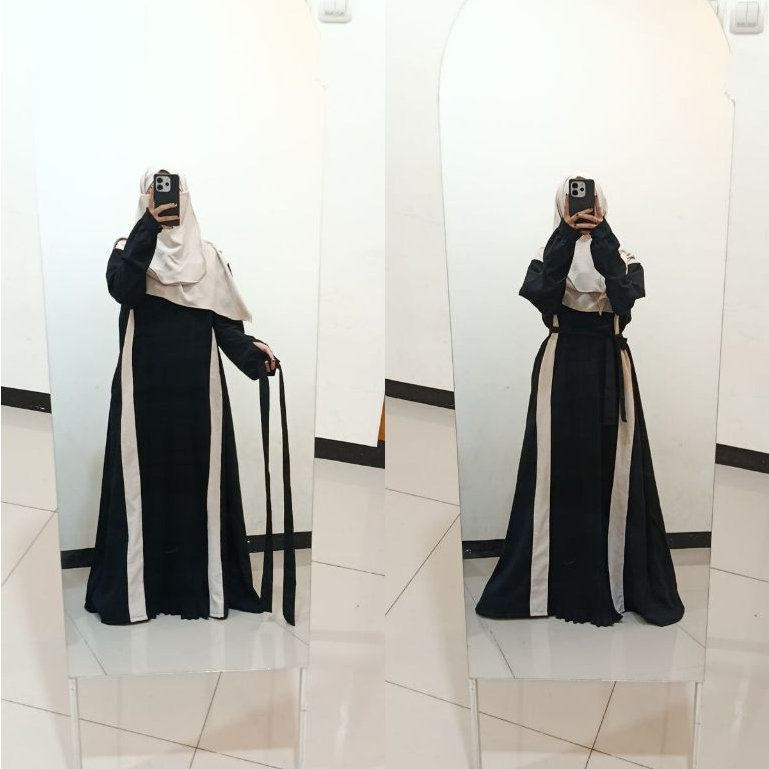 Jual Kekinian 2025 Gamis Trand Remaja Kekinian Nisa Sabiyan K2T2 Gam ...