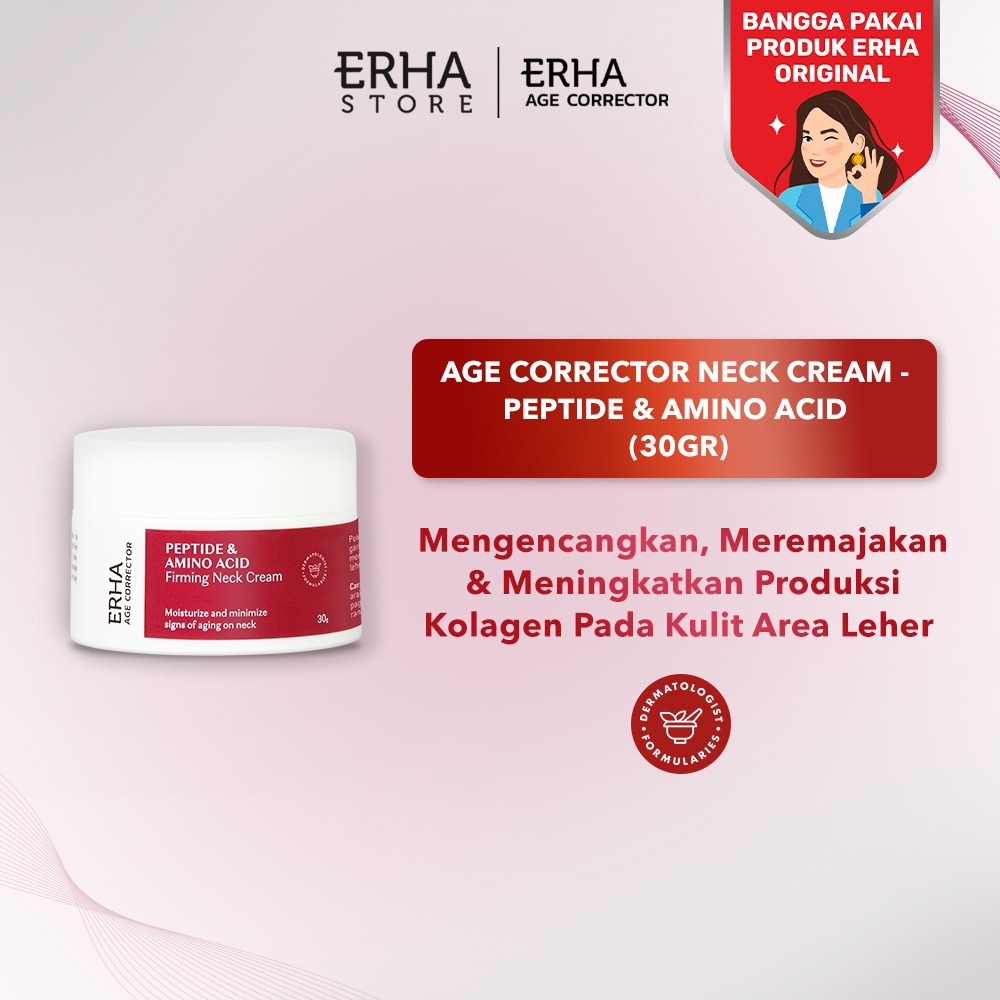 Jual ERHA Age Corrector Peptide & Amino Acid Firming Neck Cream 30g ...