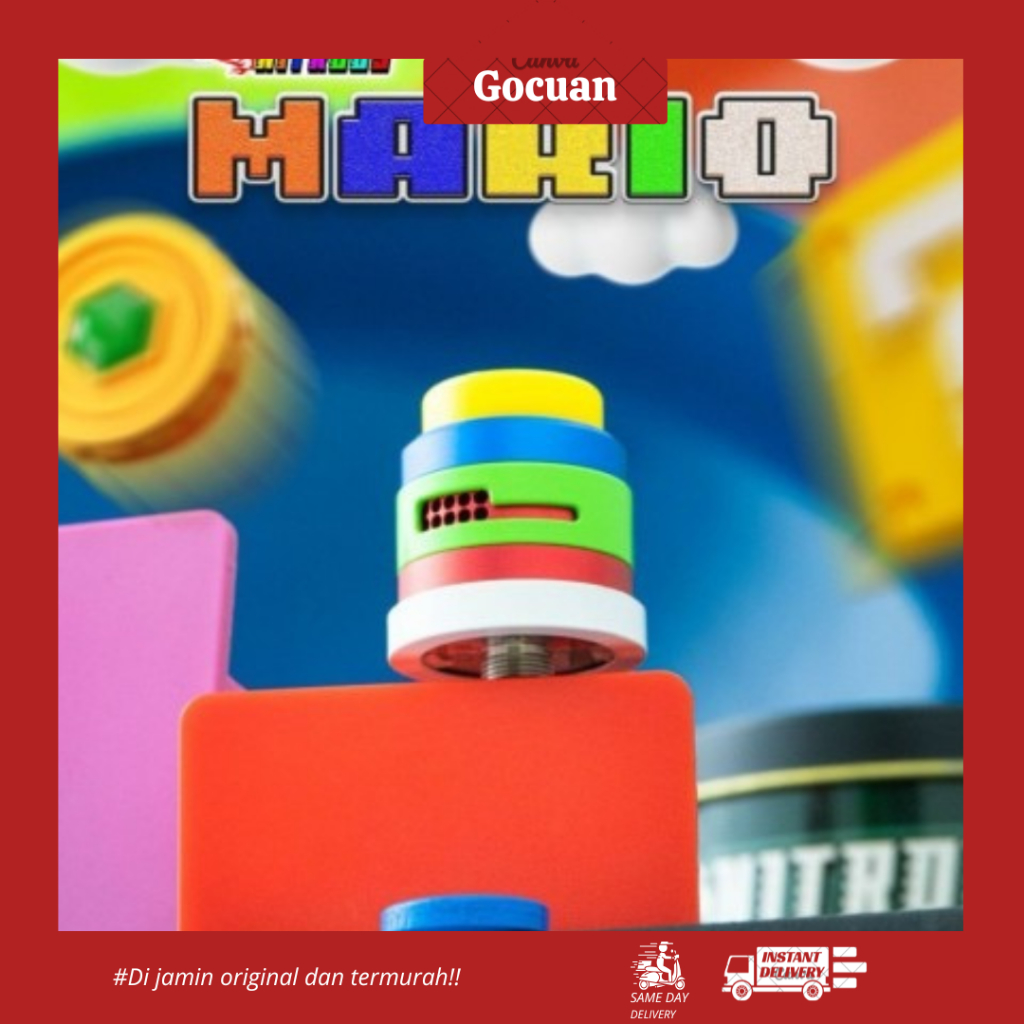 Jual RDA NITROUS DUAL CAP NITROUS RDA MARIO EDITION 100% AUTHENTIC ...