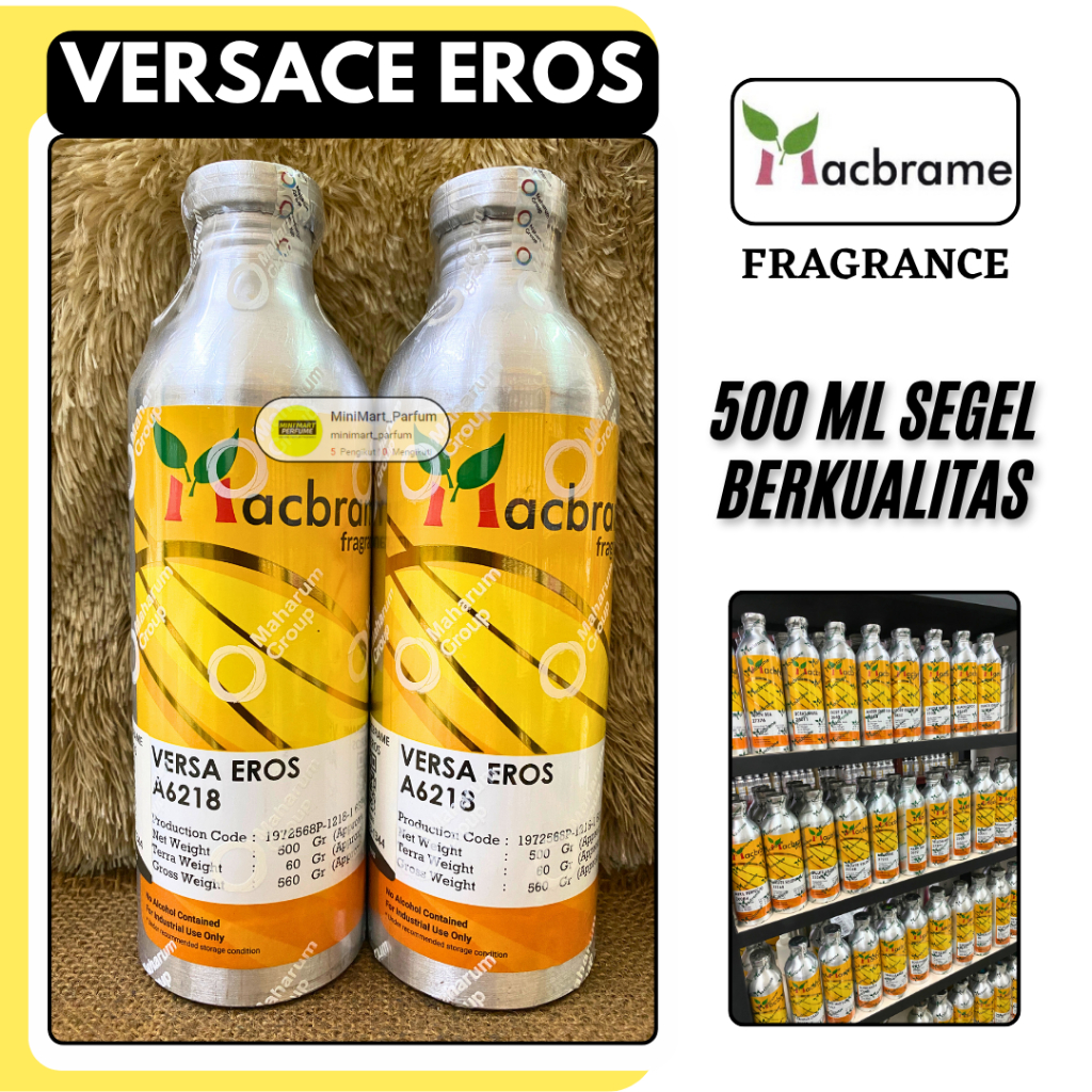 Jual Bibit Parfum VERSACE EROS ( 500 ML SEGEL Alumunium ) MACBRAME Fragrance - Biang Parfum ...