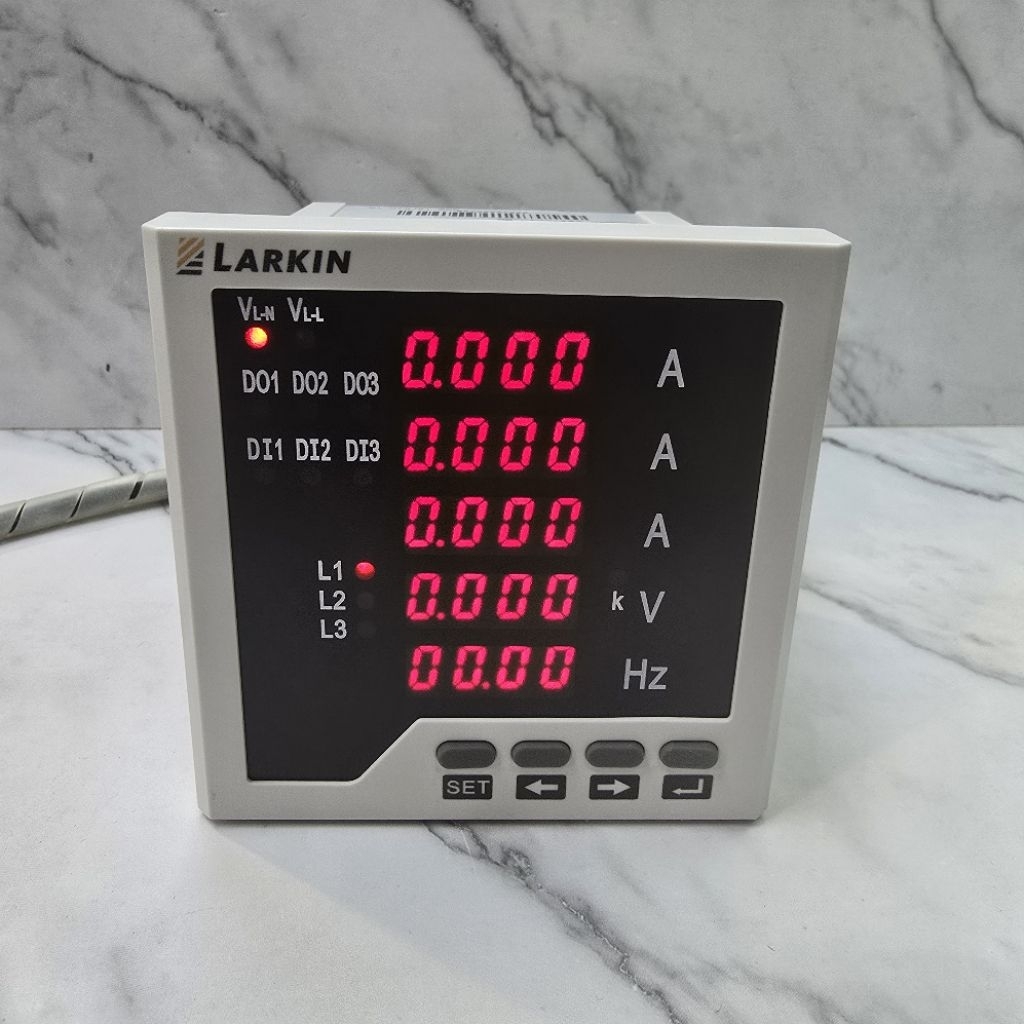 Jual DIGITAL PANEL METER A, V, HZ LR3UIF35 3PHASE 5ROW LARKIN LR-3UIF35 ...