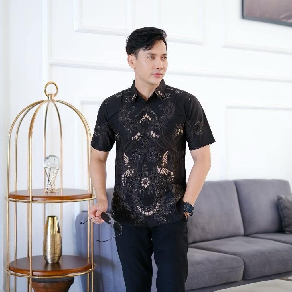 Jual BATIK ELIO ORIGINAL MOTIF ANGKASA DAGEL Kemeja Pria Slimfit Lapis ...