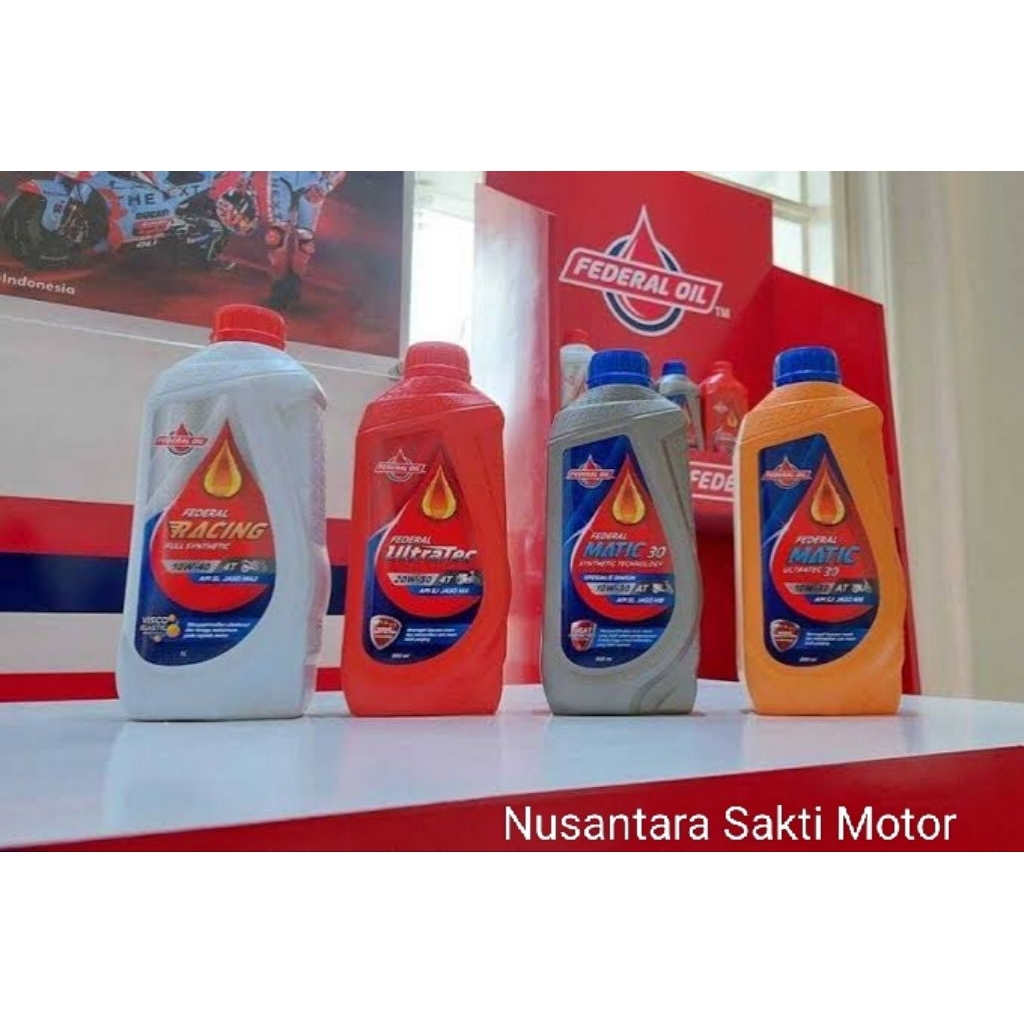 Jual oli mesin Federal pederal ultratec 4t bebek Matic racing 0.8 l ...
