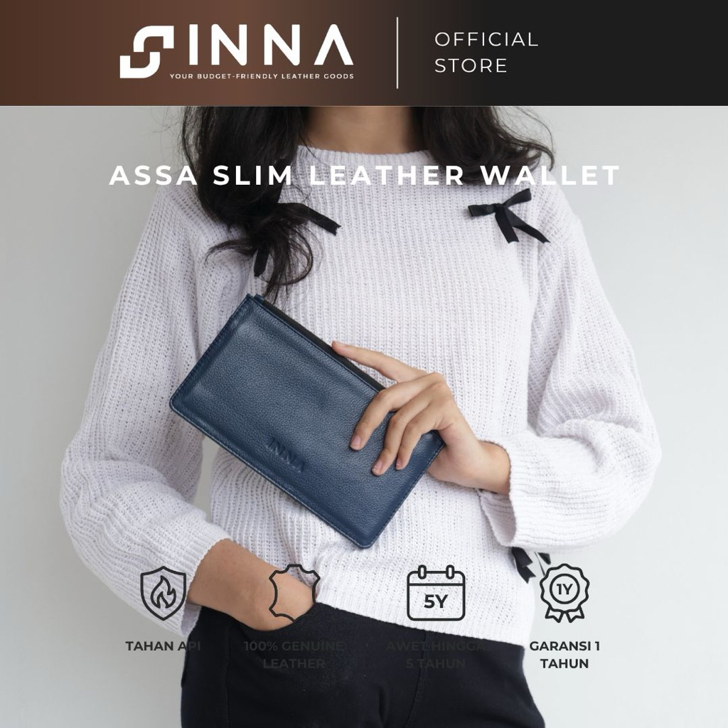 Jual Dompet kulit asli Dompet tipis Dompet kulit slim Dompet kulit tipis Assa Leather Wallet ...