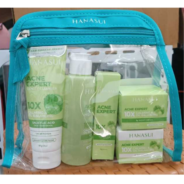 Jual HANASUI SET ACNE EXPERT TREATMENT (5in1) (Kemasan Baru) | Shopee ...