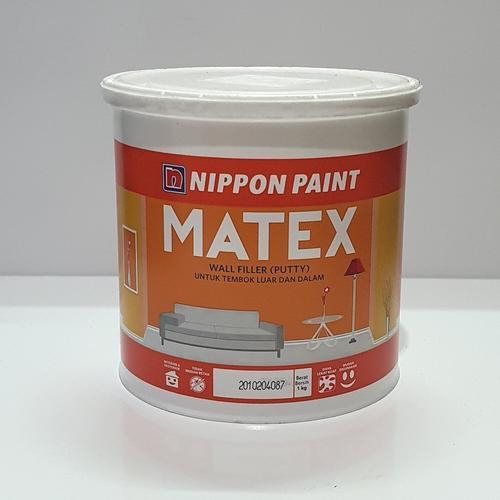 Jual Dempul Tembok / Plamir Tembok MATEX Wall Filler NIPPON PAINT 1 Kg | Shopee Indonesia