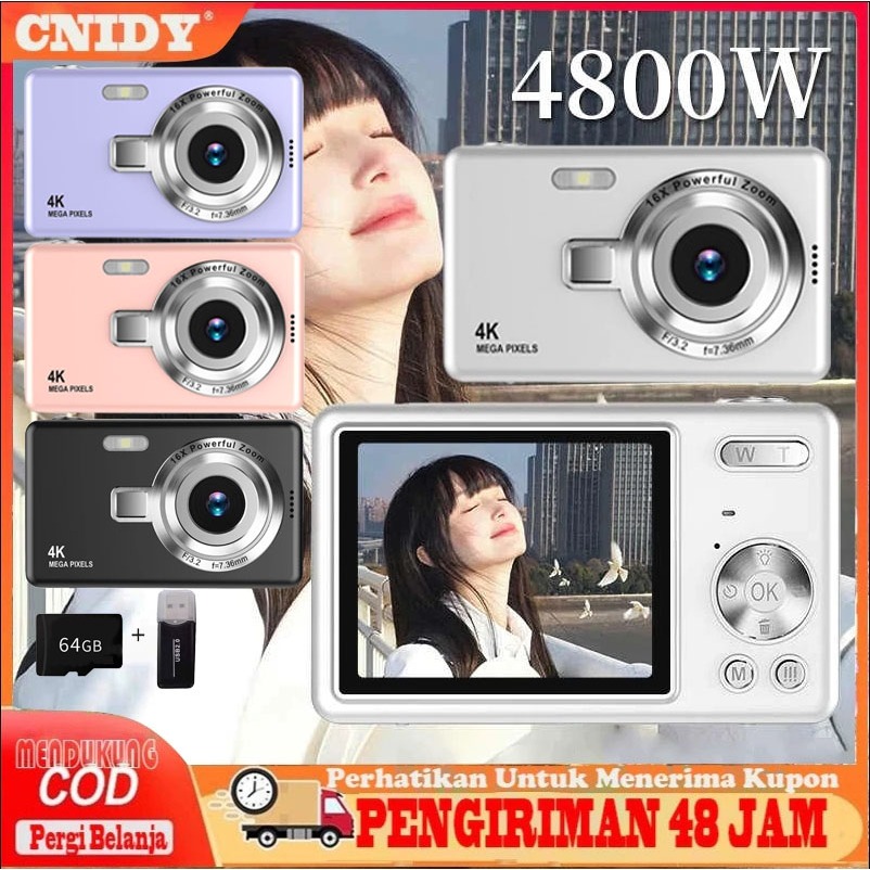Jual 【COD】Camera Digital 48MP Digital Zoom Digicam Kamera Pocket 1080 ...