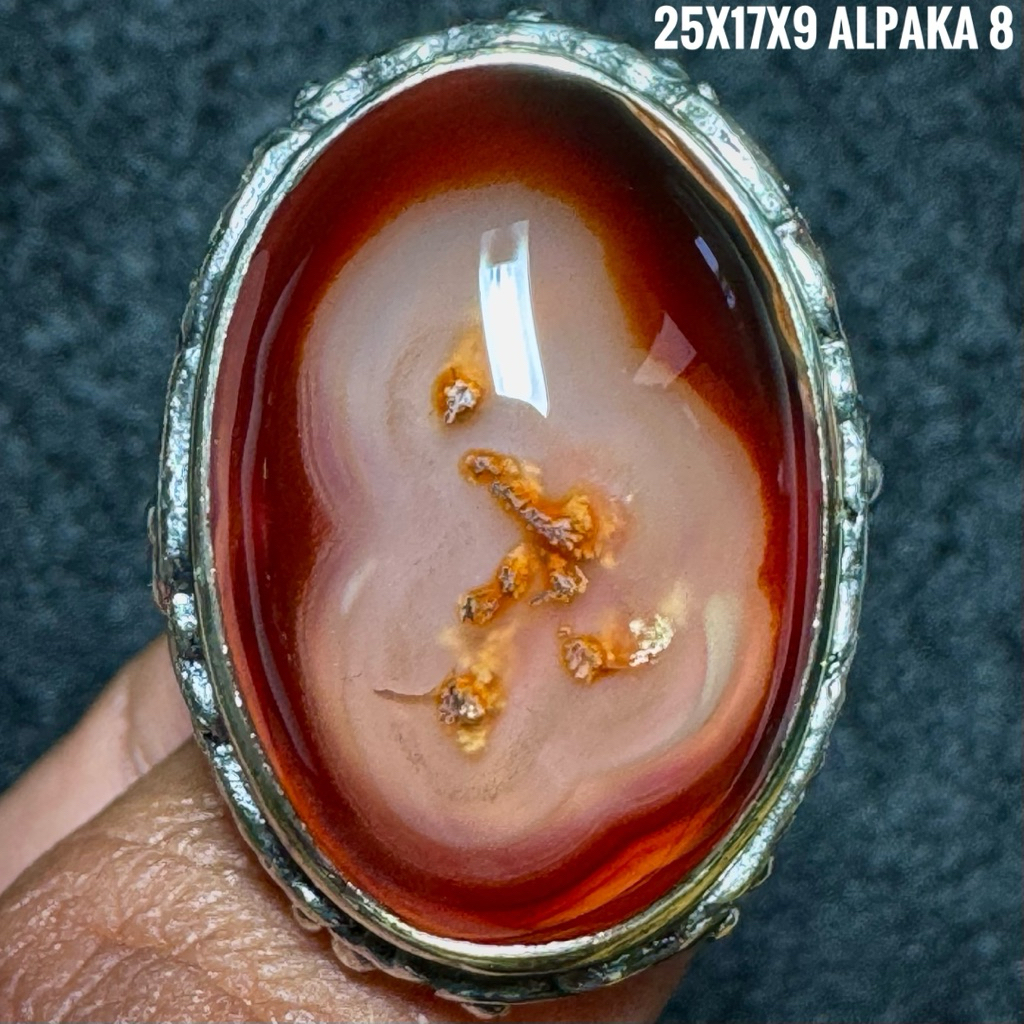 Jual Cincin Batu Akik Natural Cempaka Merah | Shopee Indonesia