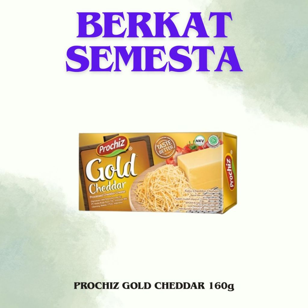 Jual PROCHIZ GOLD CHEDDAR 160g | Shopee Indonesia