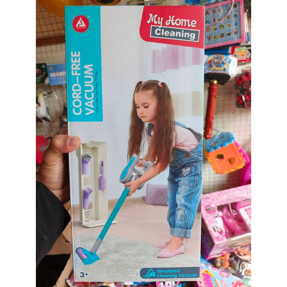 Jual Mainan Anak Vakum Kleaner Vacum Cleaner Cord Free Vacuum Kids My ...