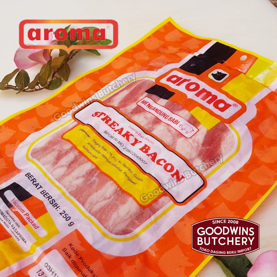 Jual ALL PORK BACON Streaky & Back | Bali Aroma & Mama's | Shopee Indonesia