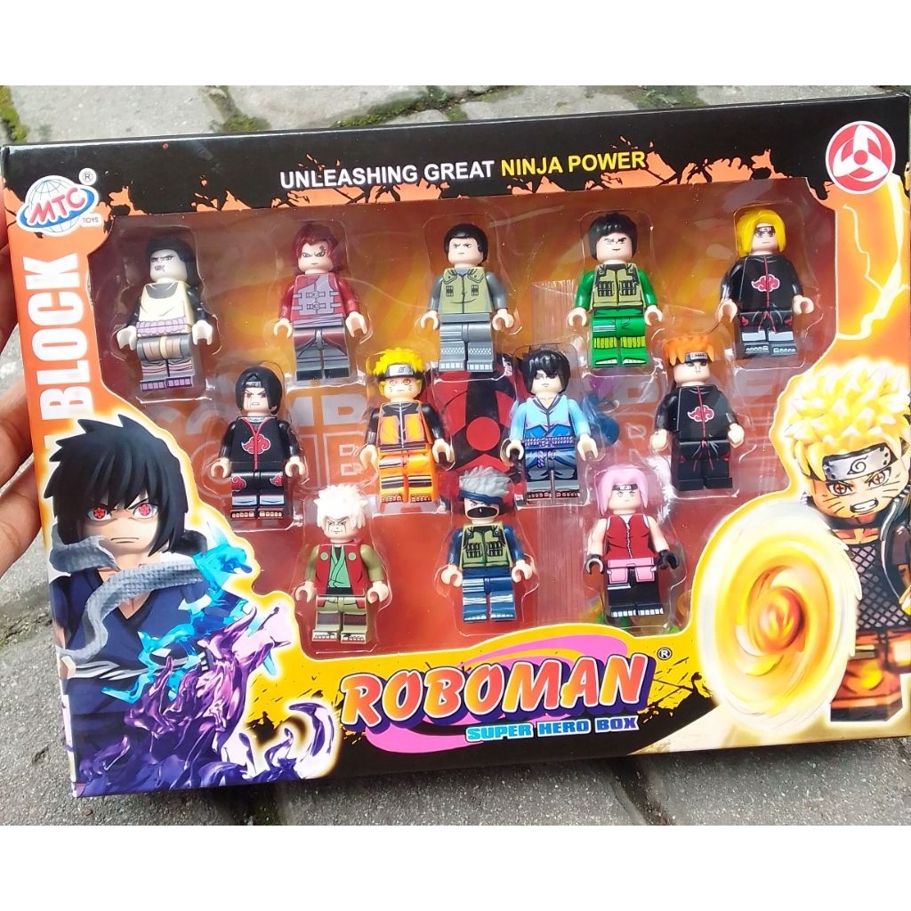 Jual Mainan Anak-anak Bricks Naruto Shinobi Grup Isi 12 Pcs | Shopee ...