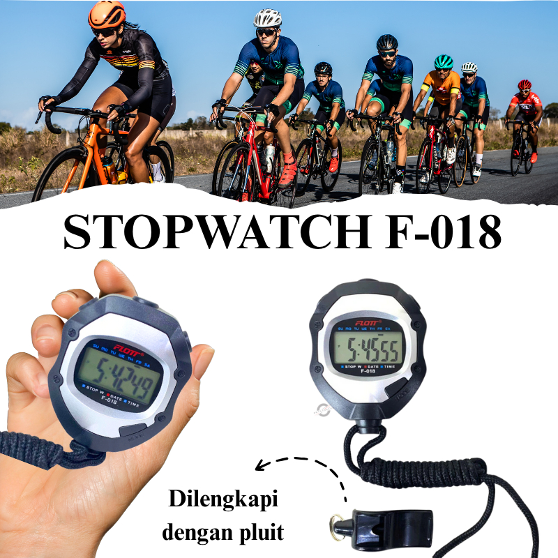 Jual STOP WATCH FLOTT F018 PROFESSIONAL 6 DIGIT MULTIFUNGSI | Shopee Indonesia