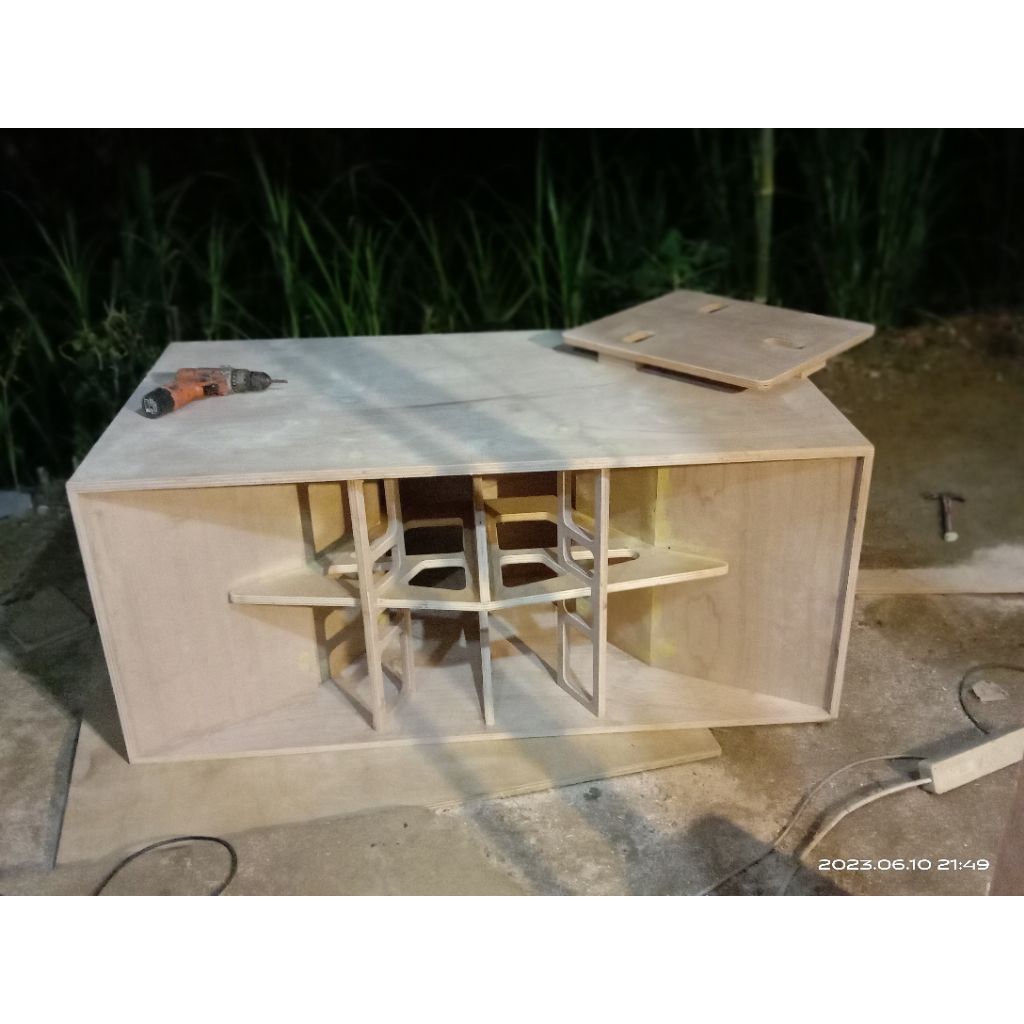 Jual Box Speaker subwoofer CLA 8 inch double | Shopee Indonesia