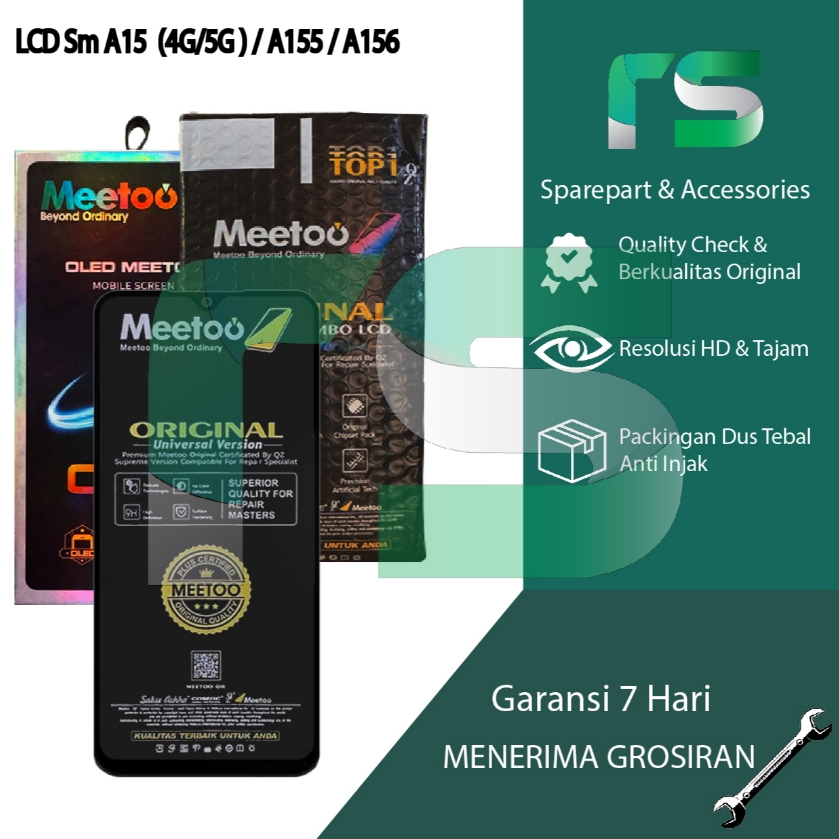 Jual LCD SAM A15 4G / 5G / A155 / A156 FULLSET COMPLETE / LCD SAM A15 ...