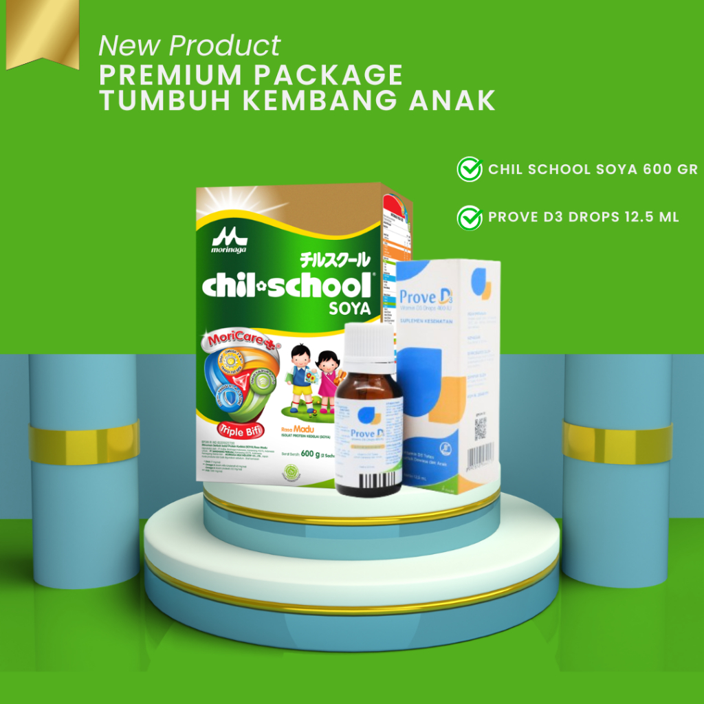 Jual Prove D3 Drops Plus Chil School Soya Paket Tumbuh Kembang Anak ...