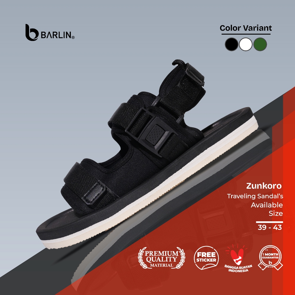 Jual BARLIN - Sandal Gunung Traveling Pria - Zunkoro Series | Shopee ...