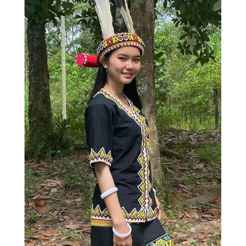 Jual TOPI DAYAK BAHAU - TOPI MANIK BAHAU - TOPI DAYAK BULAT | Shopee ...