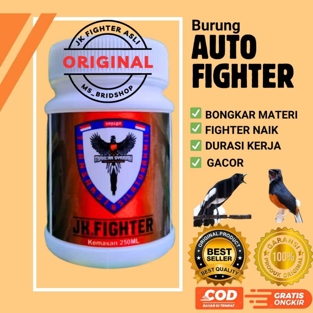 Jual JKFIGHTER PAKAN JANGKRIK FIGHTER JKFIGHTER VOER PAKAN BURUNG MURAI ...
