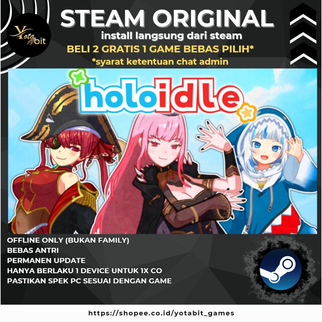 Jual Holoidle PC Game Original Offline | Shopee Indonesia