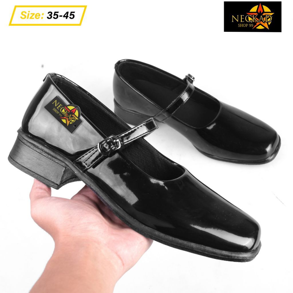 Jual Sepatu PDH Polwan Dinas,Kerja,Paskibra,Sepatu Wanita | Shopee ...