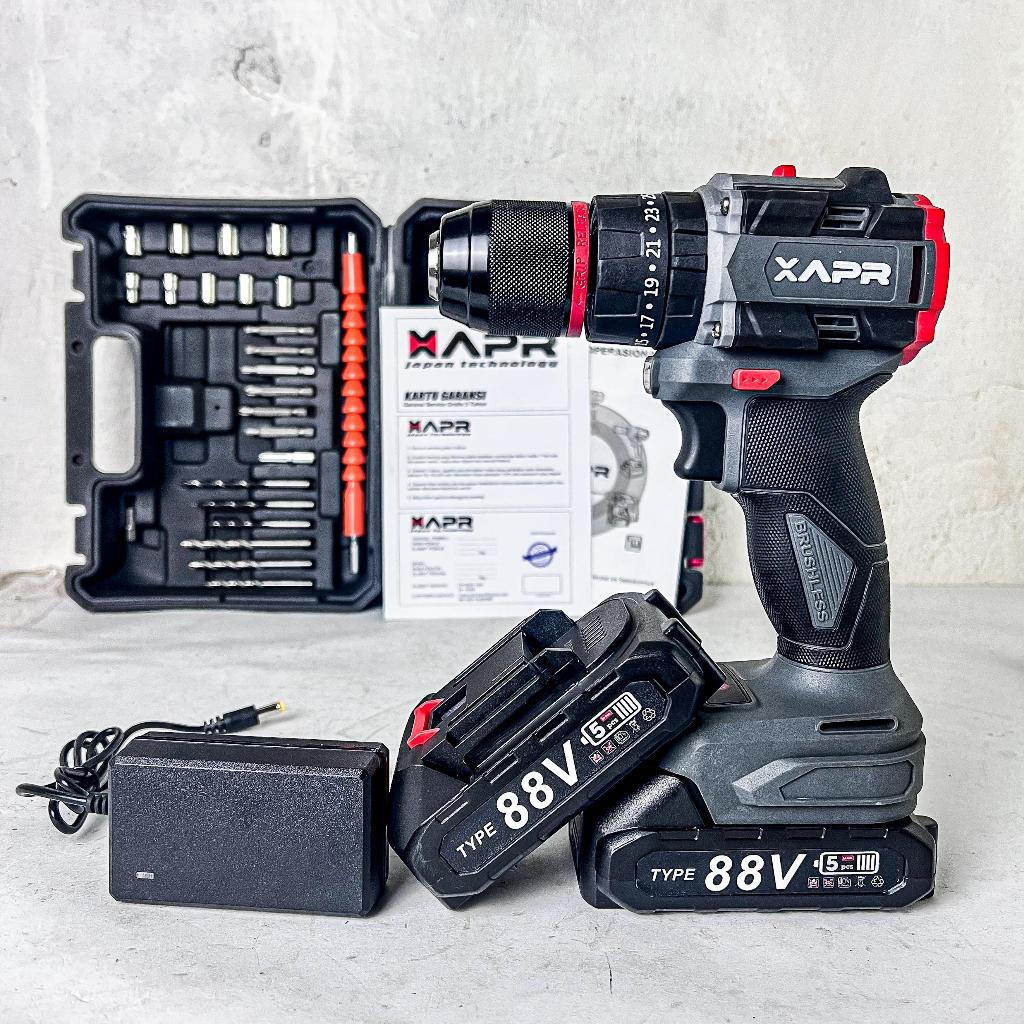 Jual AP34+ APR RAJA BOR impact drill BRUSHLESS 13mm keyless auto lock ...