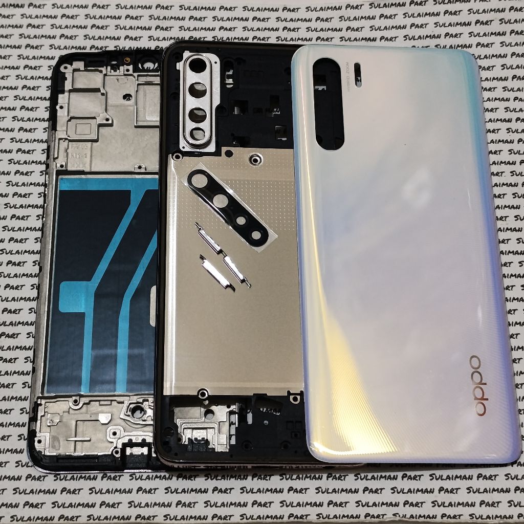 Jual CASING HOUSING KESING FULLSET OPP RENO 3 4G BACKDOOR + BEZZEL ...