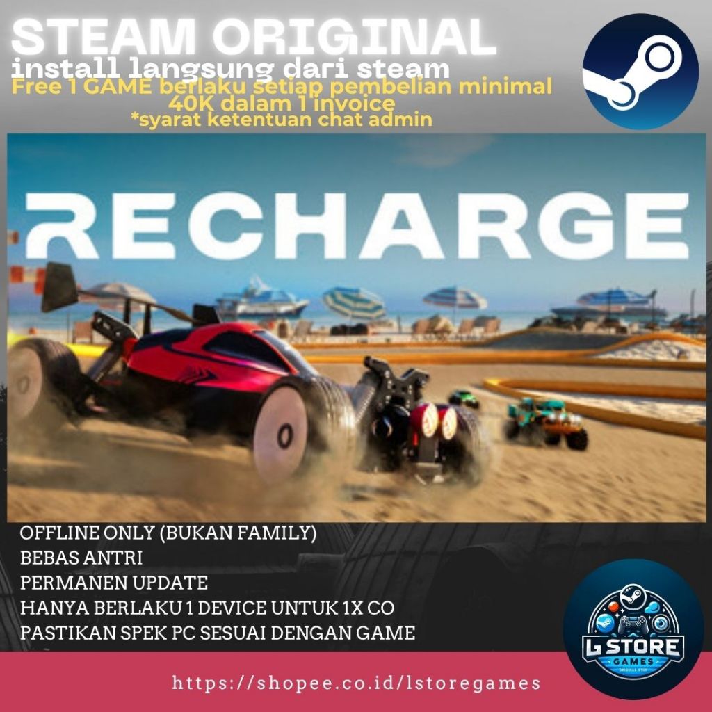Jual Recharge Game PC Original Offline | Shopee Indonesia