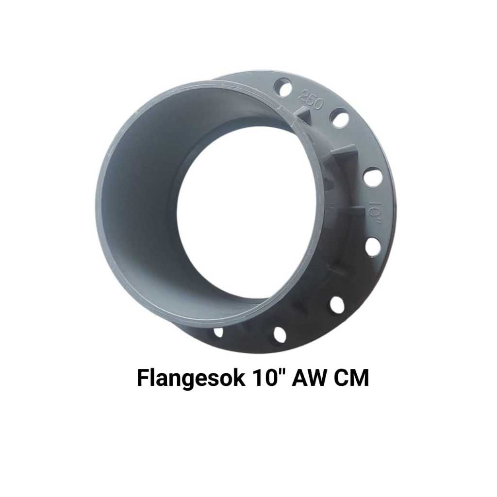 Jual Flange PVC 10" AW CM / Plendes Socket Pipa Sambungan Baut 10 Inchi ...