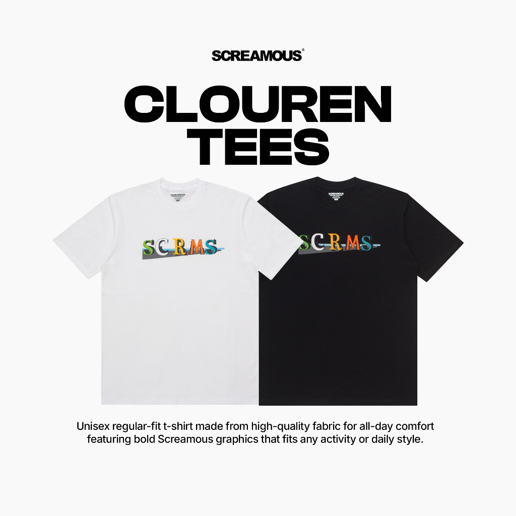 Jual Screamous Kaos T-Shirt CLOUREN | Shopee Indonesia