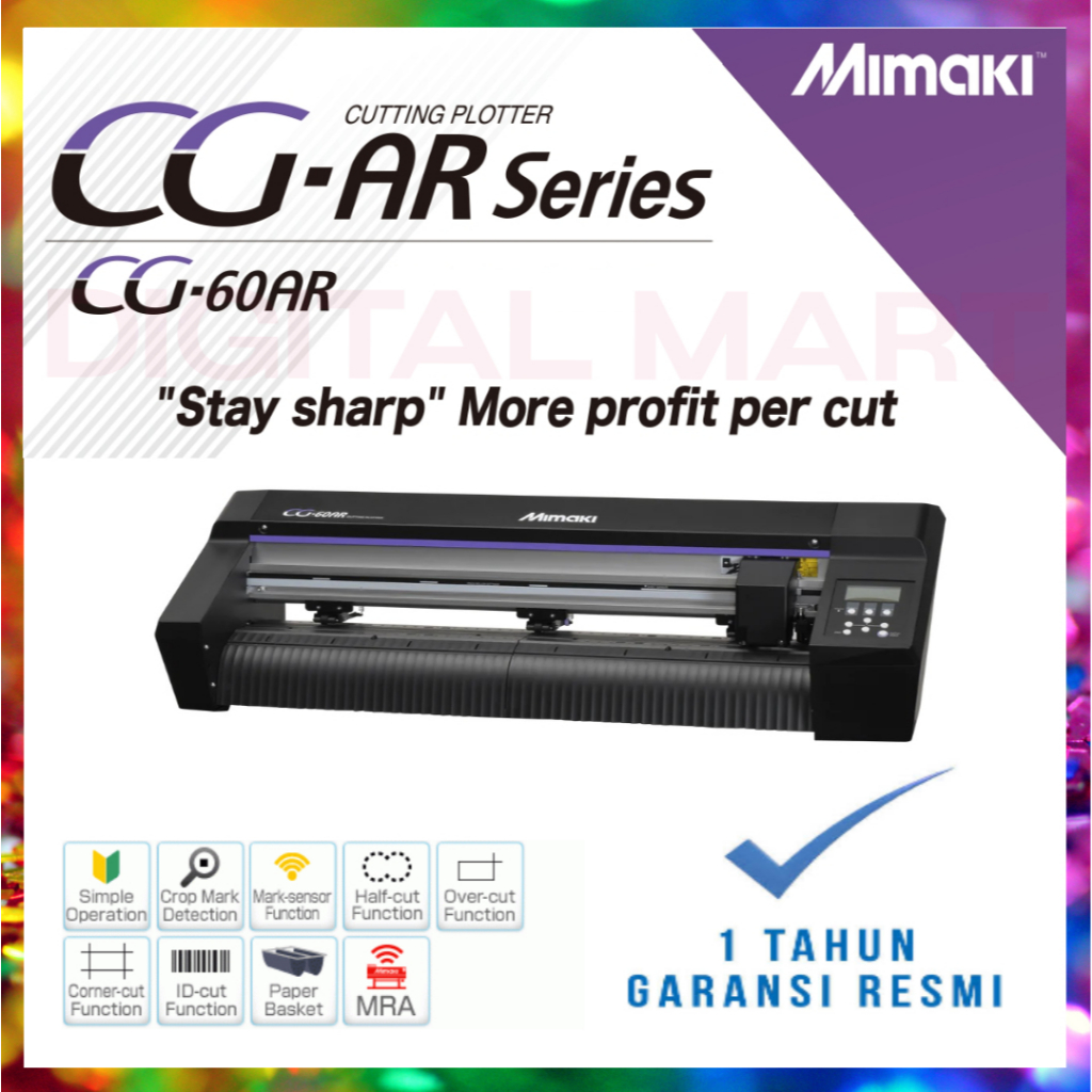 Jual Mesin Cutting Plotter MIMAKI CG60-AR CG60AR Cutter Jepang Sticker ...
