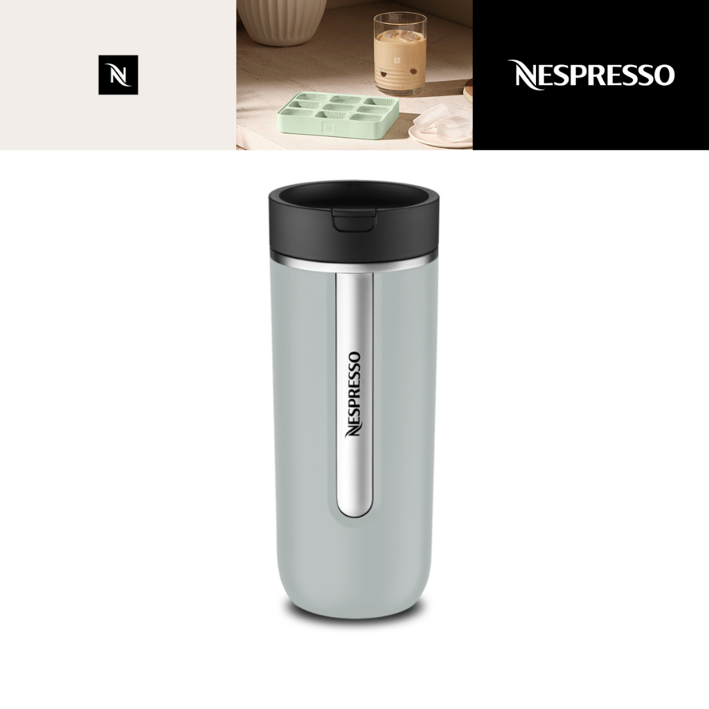 Jual Nespresso Travel Mug Large, Smokey Blue (Botol Minum) | Shopee ...