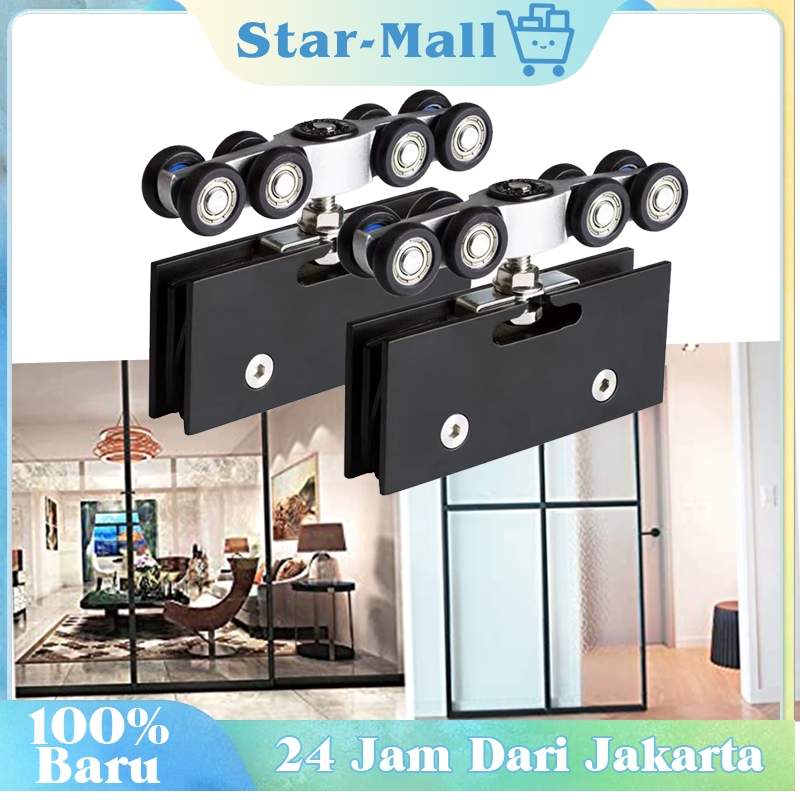 Jual Roda Pintu Sliding Gantung Stainless / Roda Gantung Katrol Pintu Geser | Shopee Indonesia