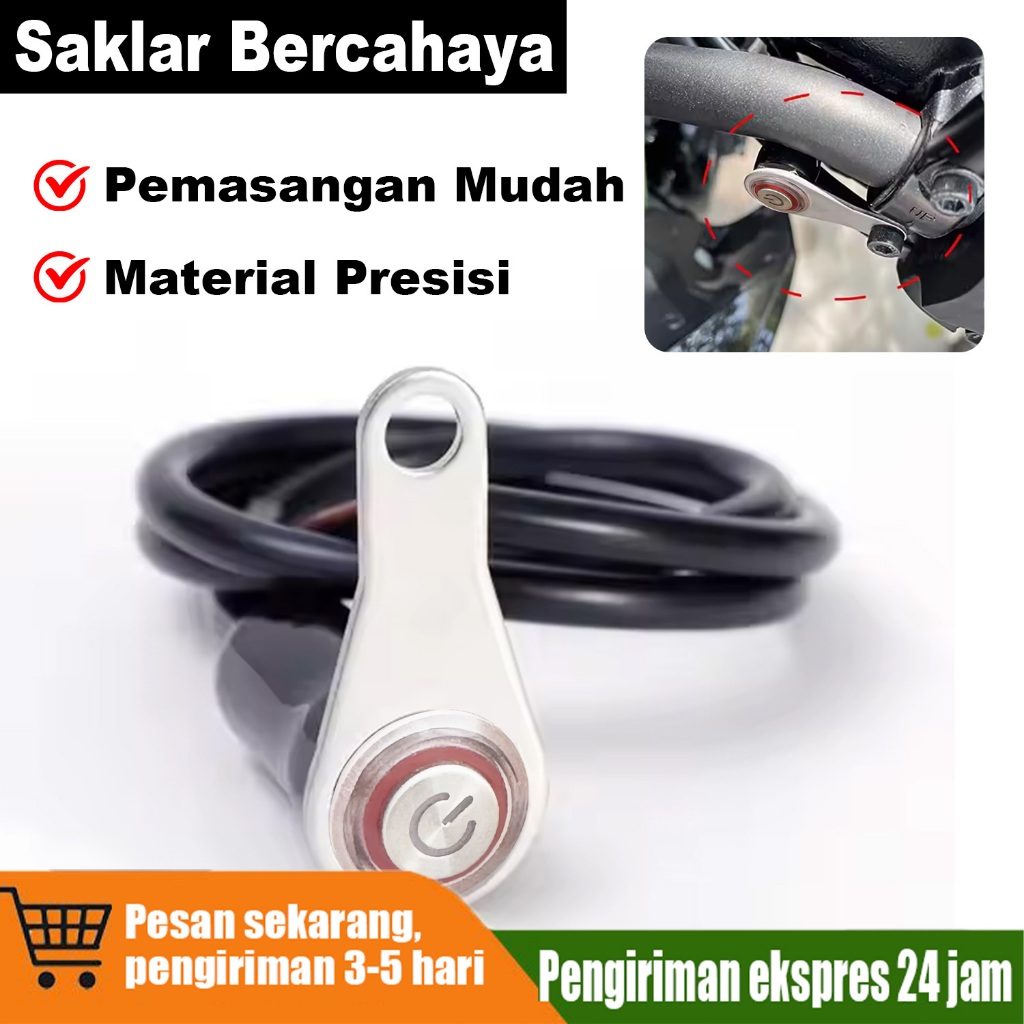 Jual Saklar Switch ON OFF Selfix Lampu LED Motor Custom Tambahan ...