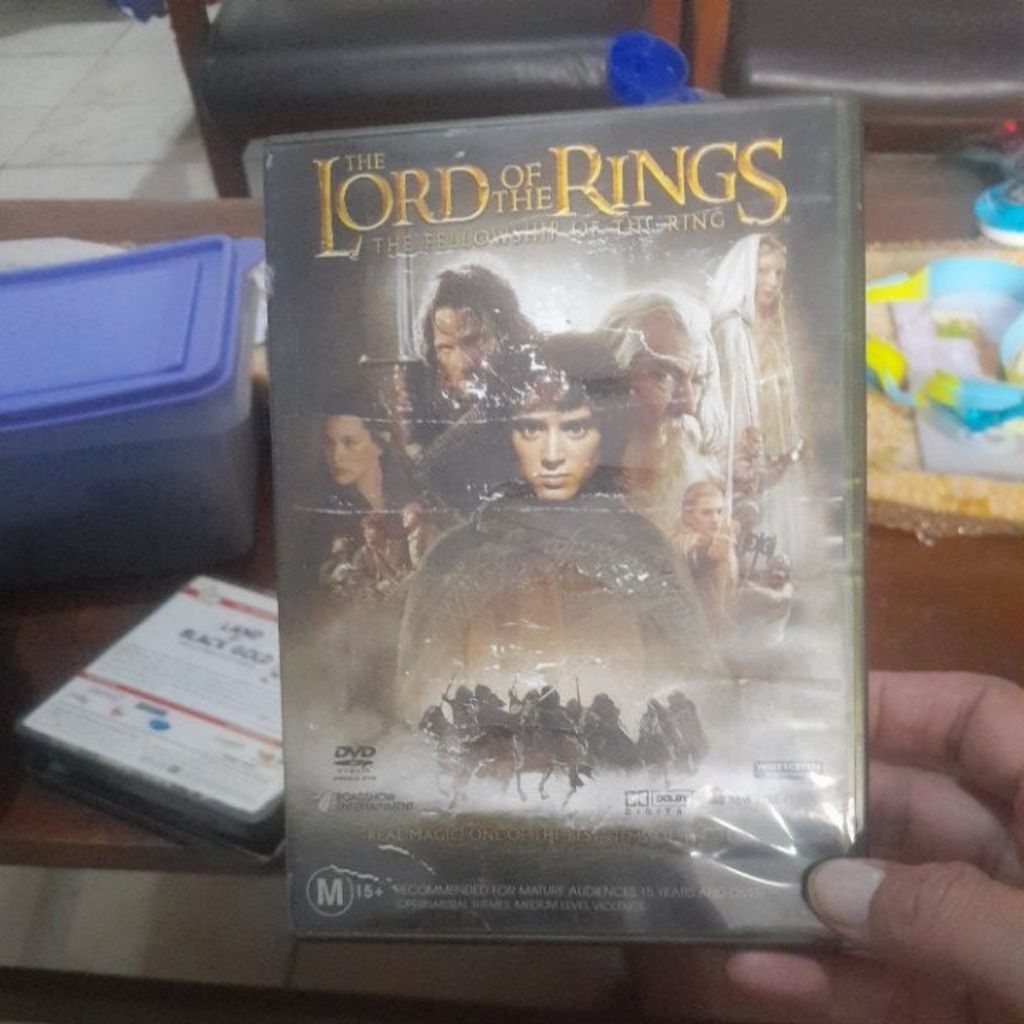 Jual dvd original impor lord of the ring the fellowship of the ring isi ...